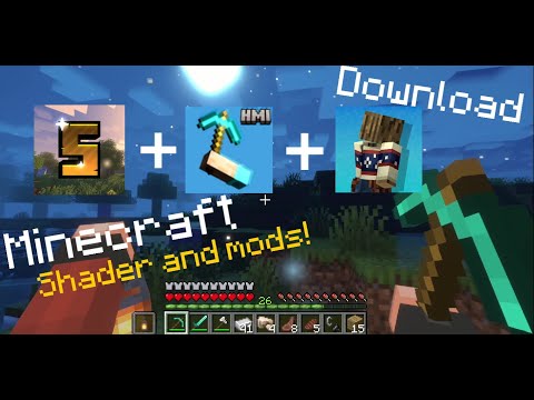 Minecraft - Super Super Vanilla shader with detailed animation and hold my items mods