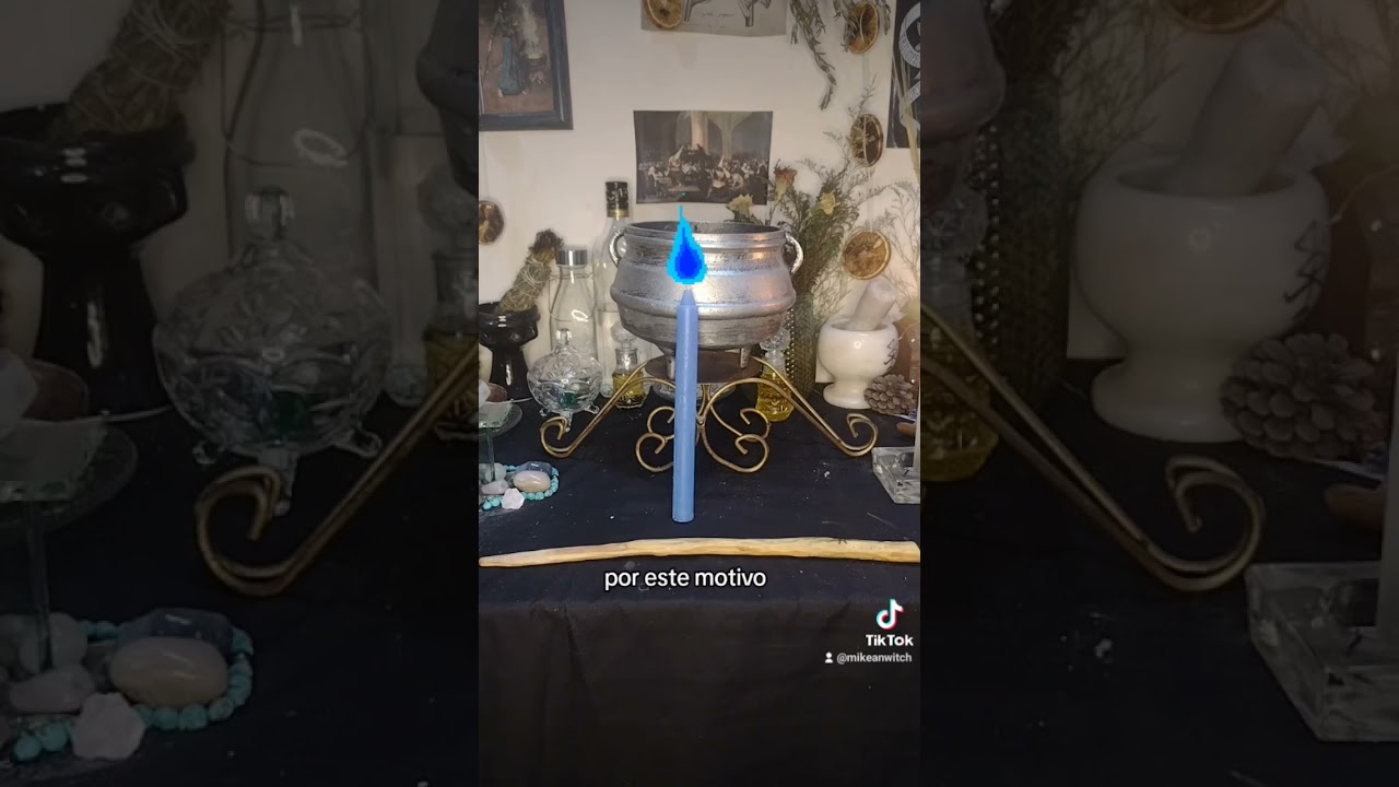 vela celeste #brujeria #witch #bruja #babywitch #brujo #velas #vela #velaceleste