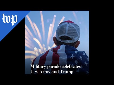 Military parade celebrates U.S. Army and Trump