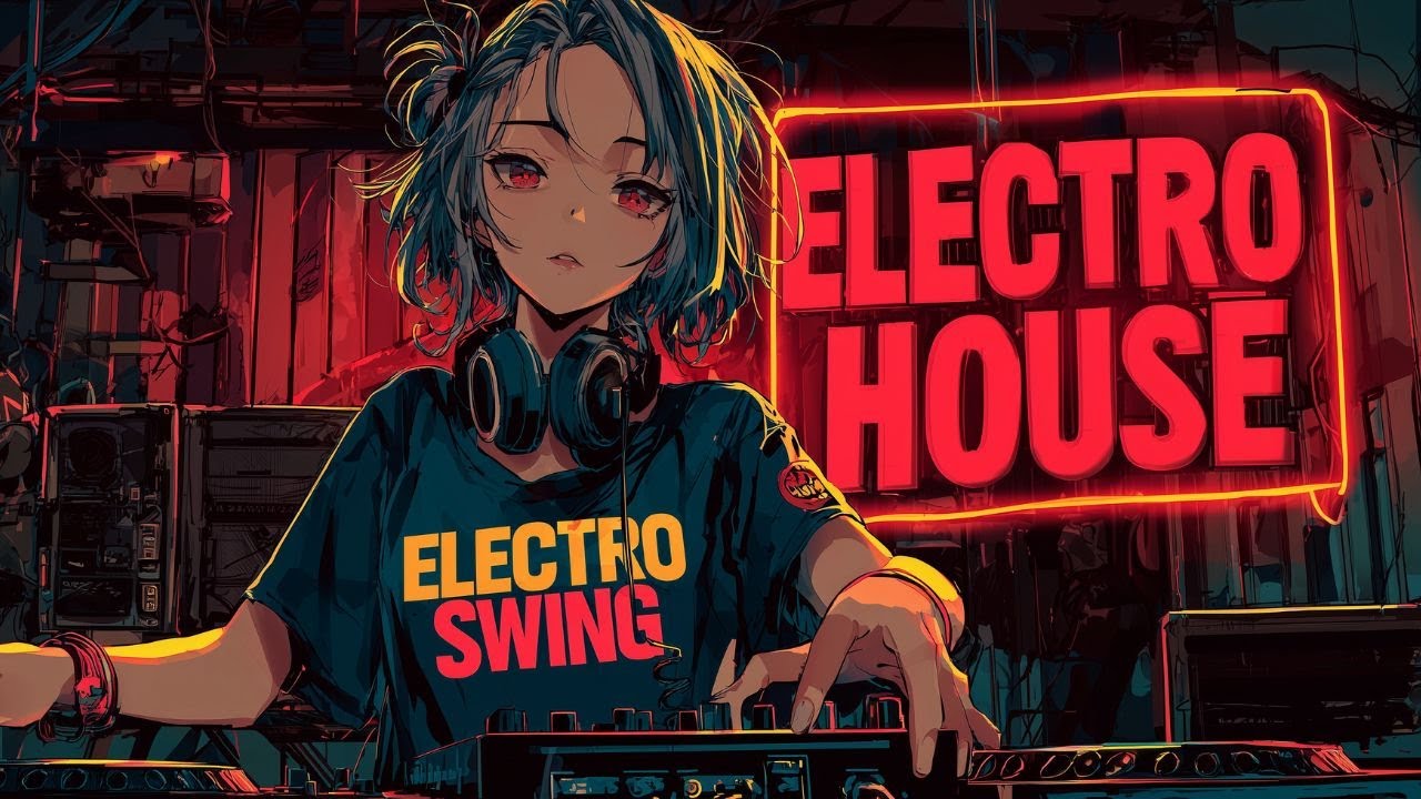 1-Hour Electro Swing House — Upbeat Instrumental | Energetic Background for Work & Study