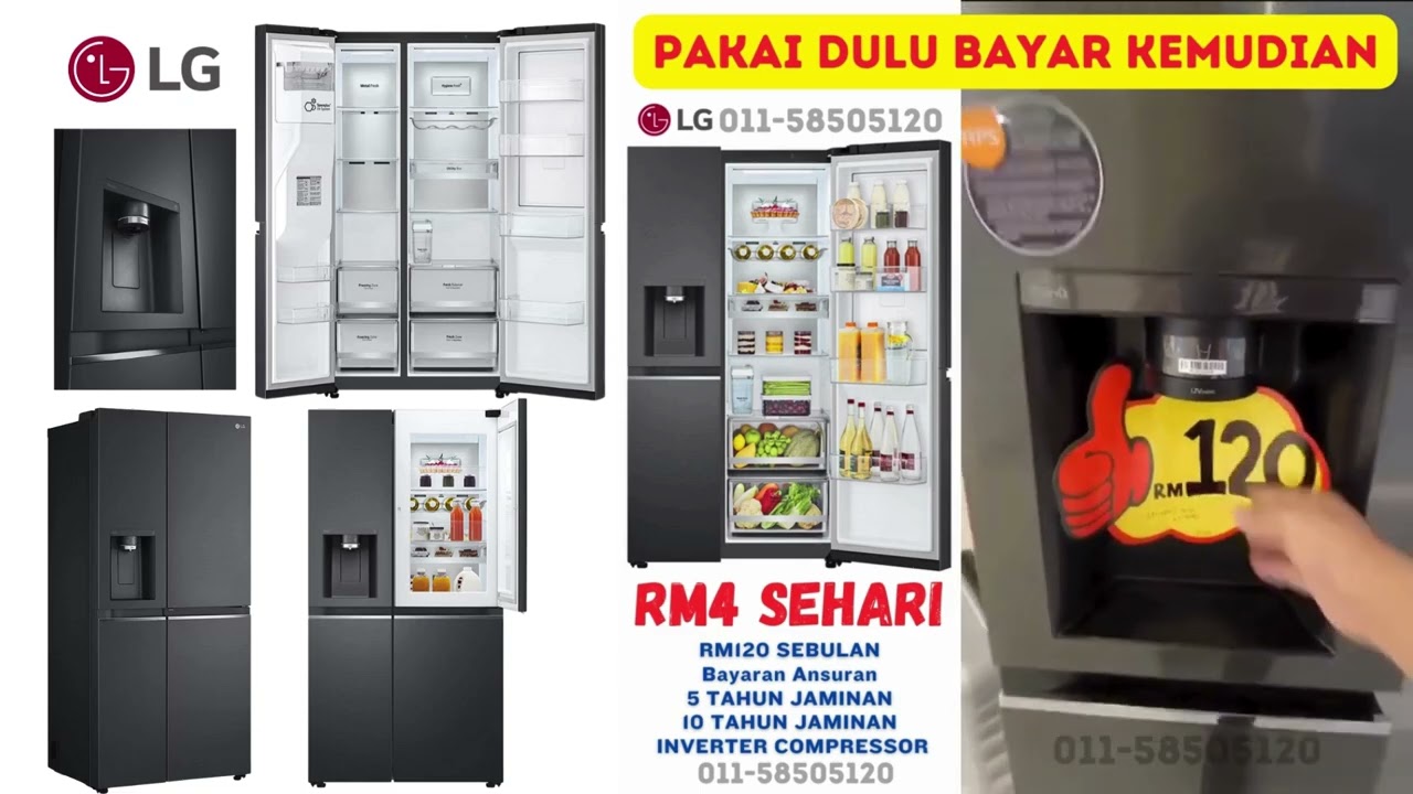 PETI SEJUK LG Serendah RM98, 𝗣𝗔𝗦𝗔𝗡𝗚 𝗗𝗨𝗟𝗨, 𝗕𝗔𝗬𝗔𝗥 𝗞𝗣𝗔𝗦𝗔𝗡𝗚 𝗗𝗨𝗟𝗨, 𝗕𝗔𝗬𝗔𝗥 𝗞𝗘𝗠𝗨𝗗𝗜𝗔𝗡