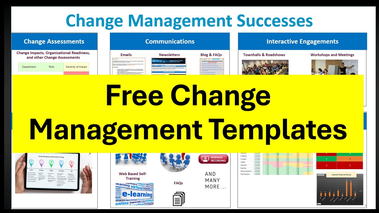 Free Change Management Tools & Software for 2026 (100+ Templates & Checklists)