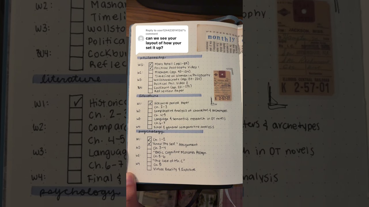 Personal curriculum layout!