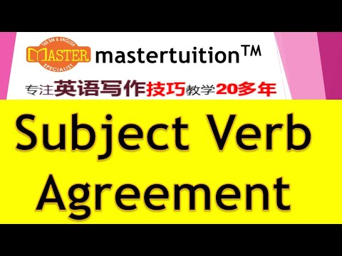 One of the most confusing subject-verb agreements.| English Grammar ...