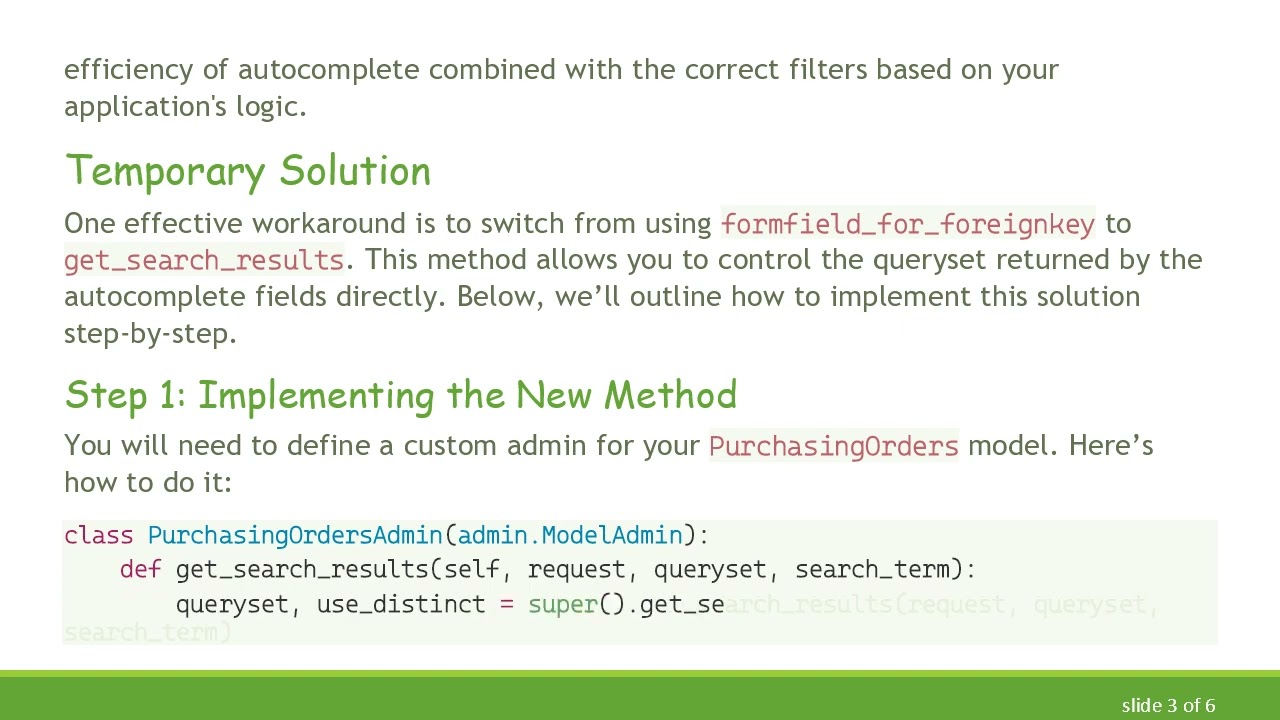 Resolving Django Admin Default Autocomplete Filter Issues