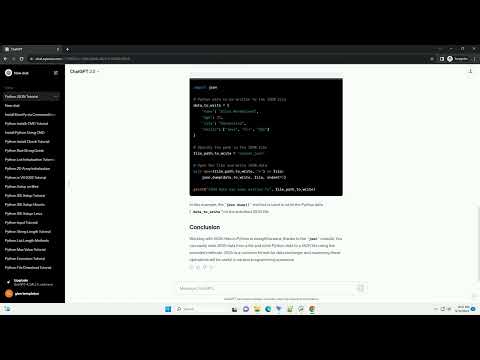python json file example