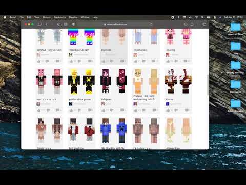 How to get a skin on Minecraft Java edition on Mac