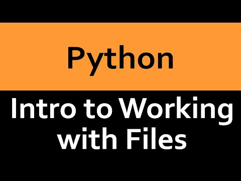 An Intro to File IO in Python - Access 2 Learn
