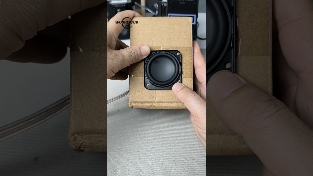 DIY paper box speaker, JBL 2