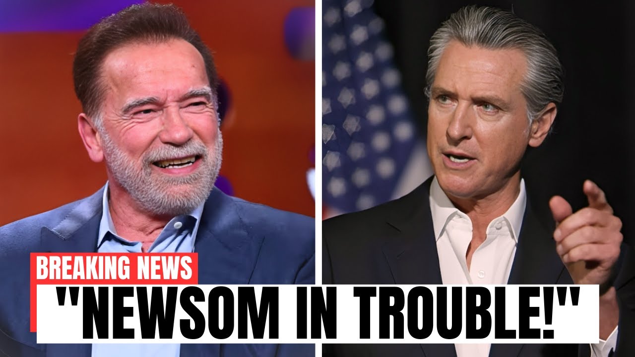 LIVE TV SHOCK: Arnold Schwarzenegger Puts Gavin Newsom On The Spot ...