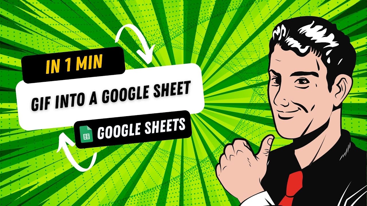 Google Sheets Tutorial - Placing a Moving Gif Into a Google Doc or Sheet