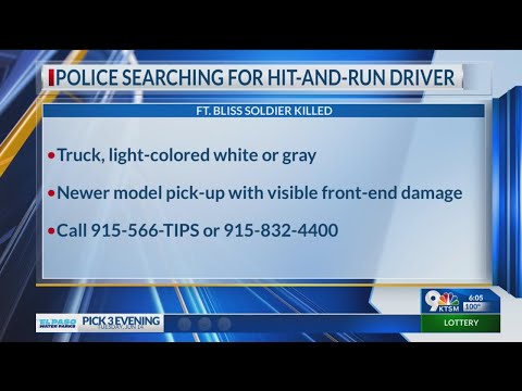 Ft. Bliss soldier dies from injuries in East El Paso hit-and-run