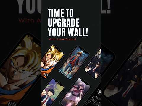 AnimeGround: Ultimate Free Anime Wallpaper App 🌟#shorts #youtubeshorts