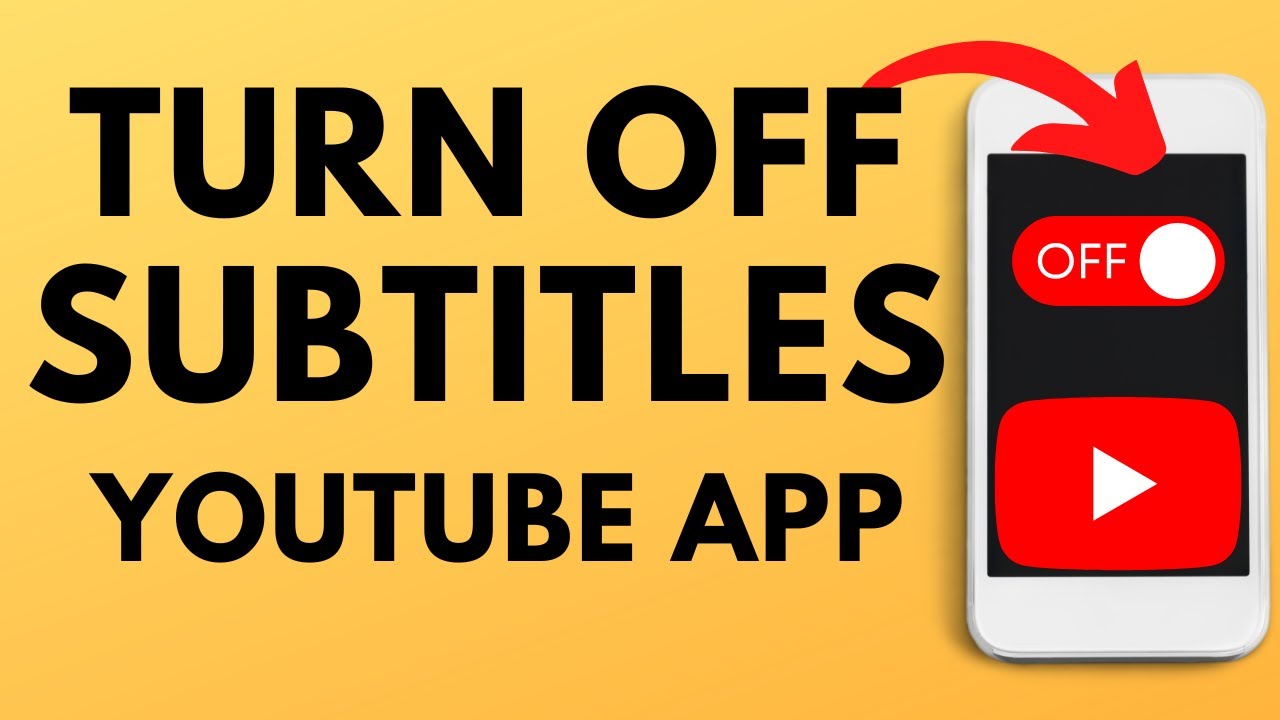 How to Turn OFF Subtitles & Closed Captions on YouTube