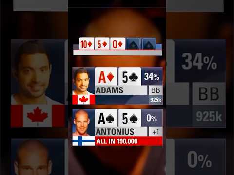 BAD BEAT | Both Poker Players Have The Same Hand, But Will They Chop? #Poker