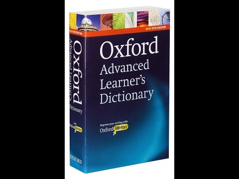 STUDENTS MUST READ-Oxford Advance Learner's DICTIONARY