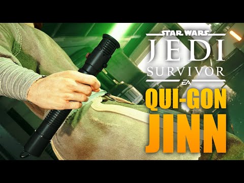 HOW TO CREATE QUI GON JINN in Star Wars Jedi Survivor Lightsaber Customization