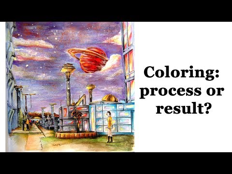Coloring: process or result? What do you enjoy more?
