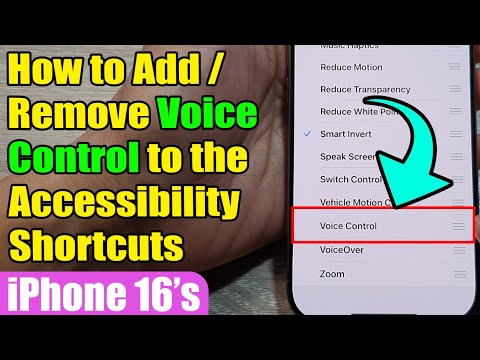 📱 How to Add/Remove Voice Control to Accessibility Shortcuts on iPhone 16/16 Pro Max | iOS 18 🎙️