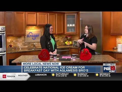 Aglamesis Bros. celebrates National Ice Cream Day for breakfast