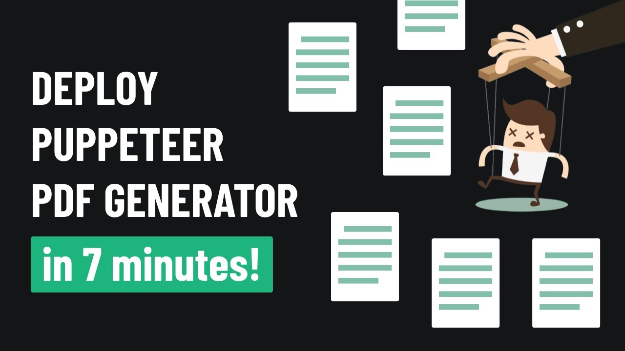 Deploy Your Puppeteer PDF App in Minutes with Railway!