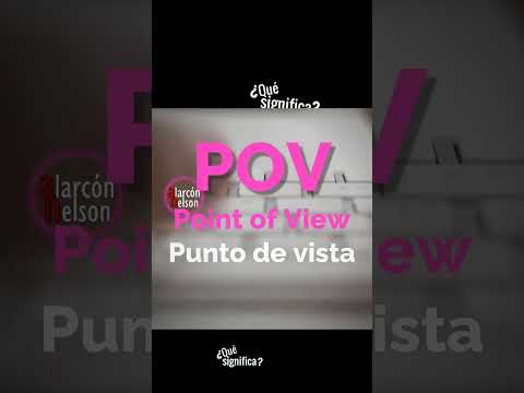 ¿Qué Significa POV? | #shorts