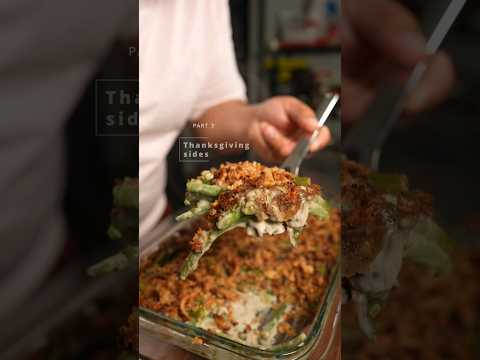 Green bean casserole. #thanksgiving #sidedish #greenbeancasserole