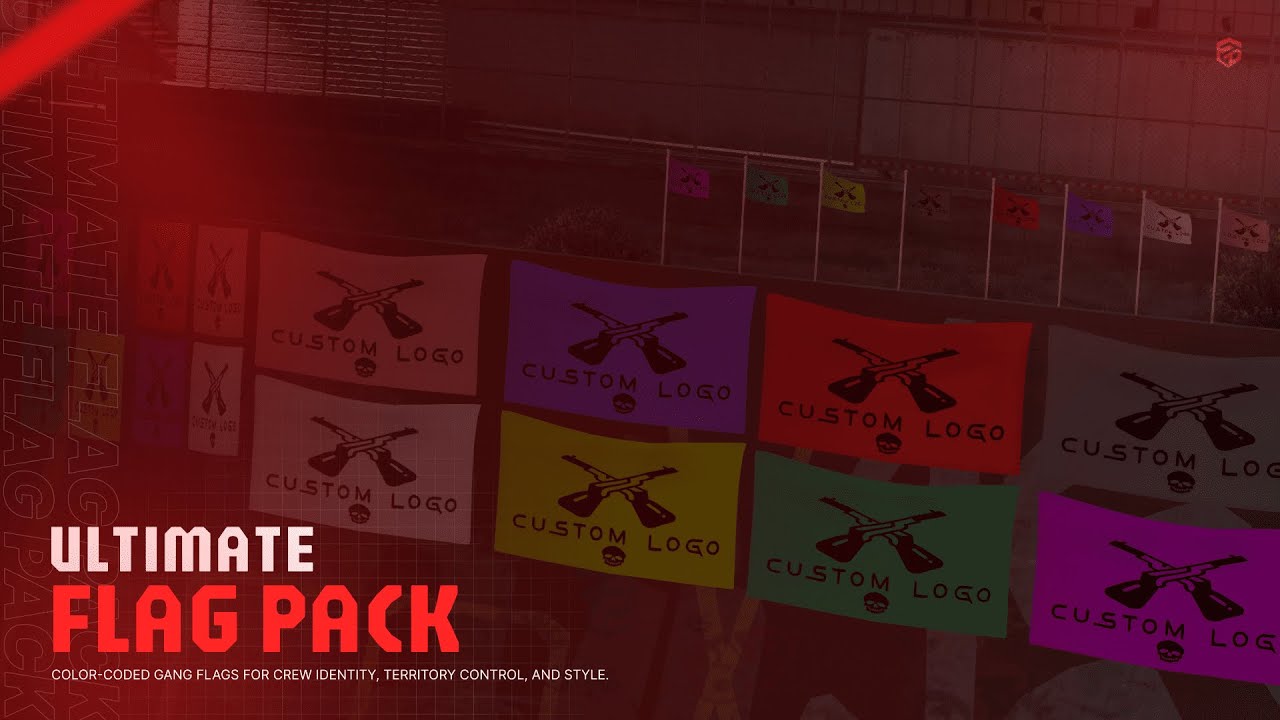 Ultimate Flag Pack v1 | Gang & Crew Flags for FiveM