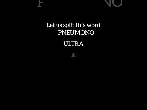 The longest word in the English dictionary "PNEUMONOULTRAMICROSCOPICSILICOVOLCANOCONIOSIS " #shorts