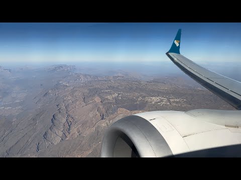 FULL FLIGHT | Oman Air Boeing 737 MAX 8 | Muscat to Zanzibar