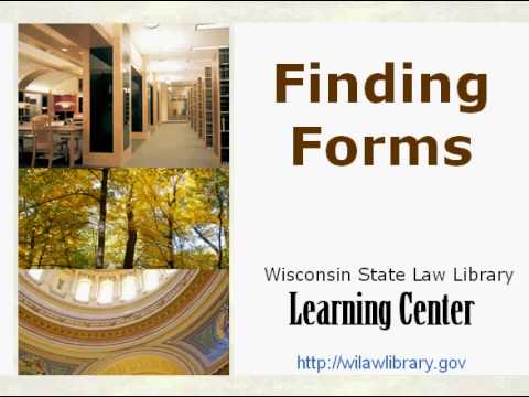 Finding Legal Forms