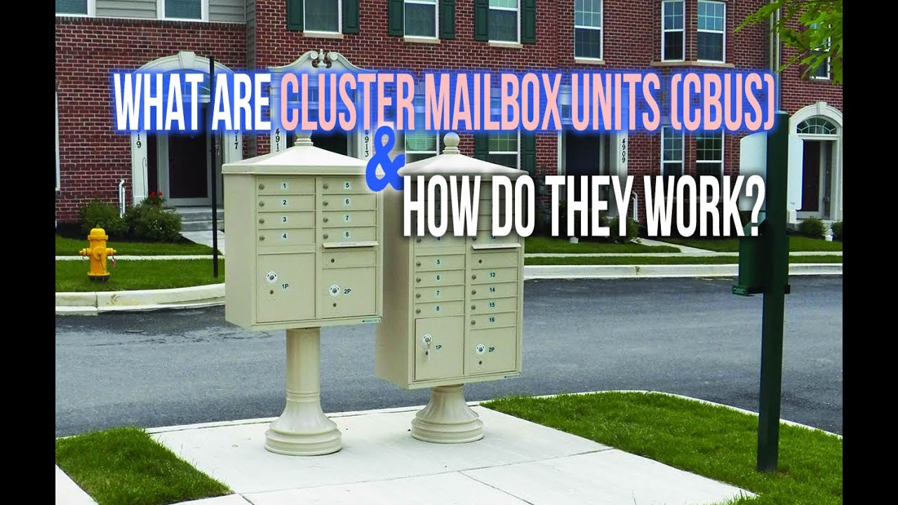 What are Cluster Mailbox Units (CBUs) and How Do They Work? - National Mailboxes
