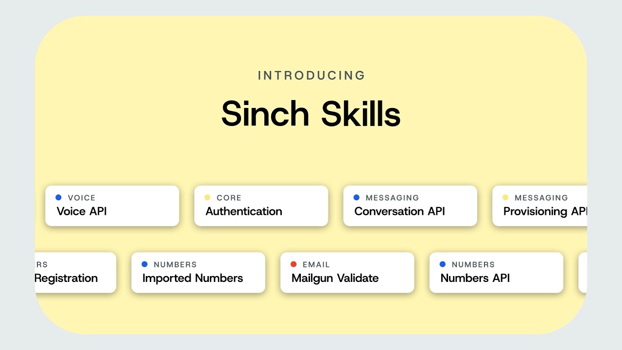 Introducing Sinch Skills: Expert Sinch API knowledge, right inside your ...