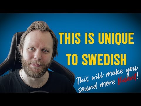 This is UNIQUE to SWEDISH (Ha-bortfall)