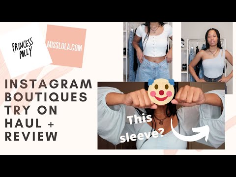 Instagram Boutiques Try On Haul + Review | Miss Lola, Princess Polly