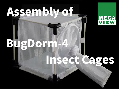 Assembly of BugDorm-4 Insect Cages (BD4 Series) BugDorm-4組合式養蟲籠組裝介紹
