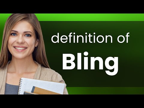 Bling | BLING definition