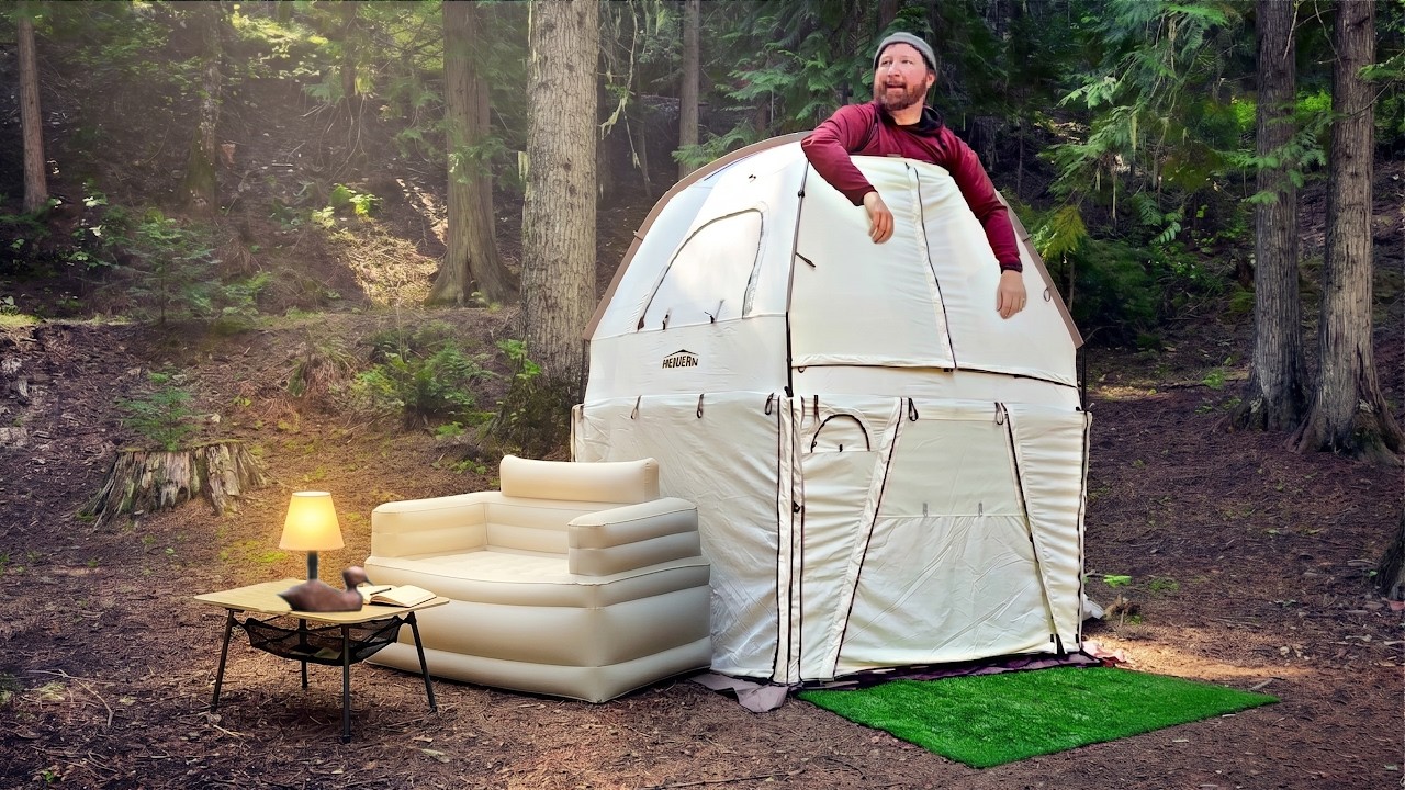 Sleeping OFF the Ground in a TWO STORY Tent