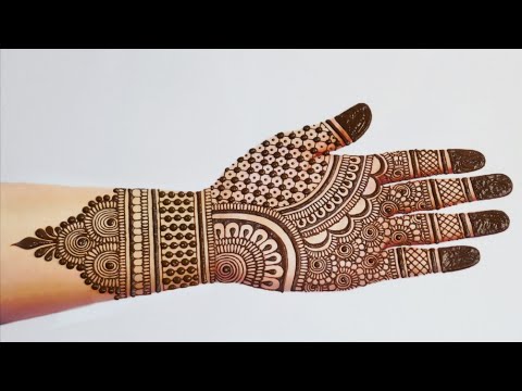 Simple mehndi design front hand | full hand mehndi design | bridal mehndi designs | mehandi design