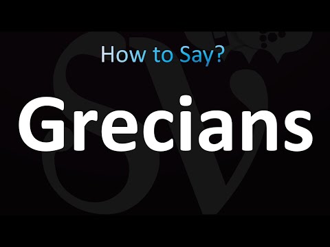 How to Pronounce Grecians (correctly!)