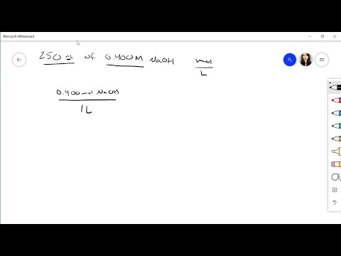 What mass of NaOH is contained in 250.0 mL of a 0.400 M sodium hydroxide solution?