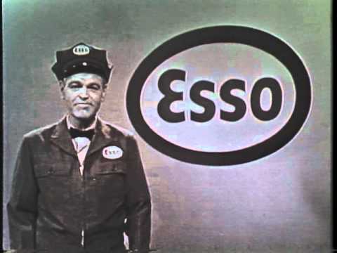 Murray Westgate after Hockey Night in Canada. -- 1965. -- Imperial Oil Esso television commercial.
