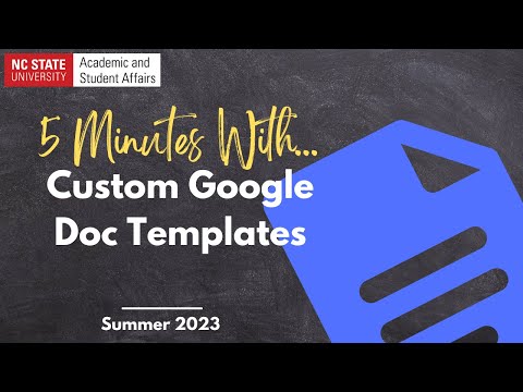 Custom Template Layouts in Google Docs
