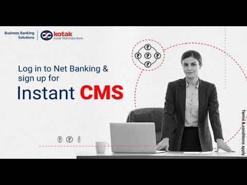 Introducing Kotak Instant CMS, a simple & secure solution to manage your day-to-day payments.