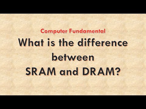 What is the difference between SRAM and DRAM | SRAM and DRAM | #computerfundamentals #youtubevideo
