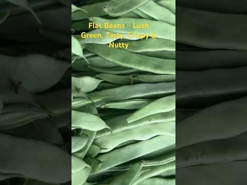 Fresh Flat Beans - Lush Green, Tasty, Crispy & Nutty. Good for Stirfry. See description below.