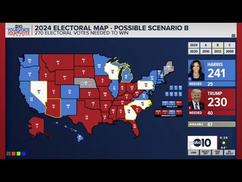 Presidential Election 2024: Electoral Map Latest — 6 p.m. Update