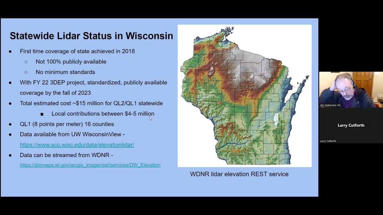 Wisconsin's GIS Landscape: Current and Future data projects