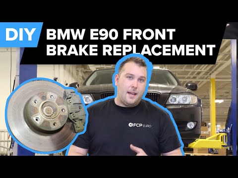 BMW E90 Front Brake Replacement DIY (328i Pads, Rotors & Sensors)