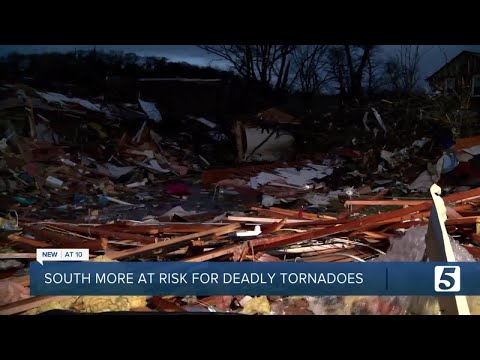 Southern states more at risk for deadly tornadoes